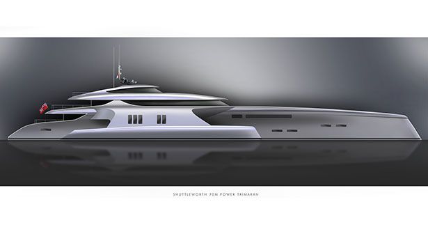 Shuttleworth Design debut new 70m and 32m futuristic trimarans